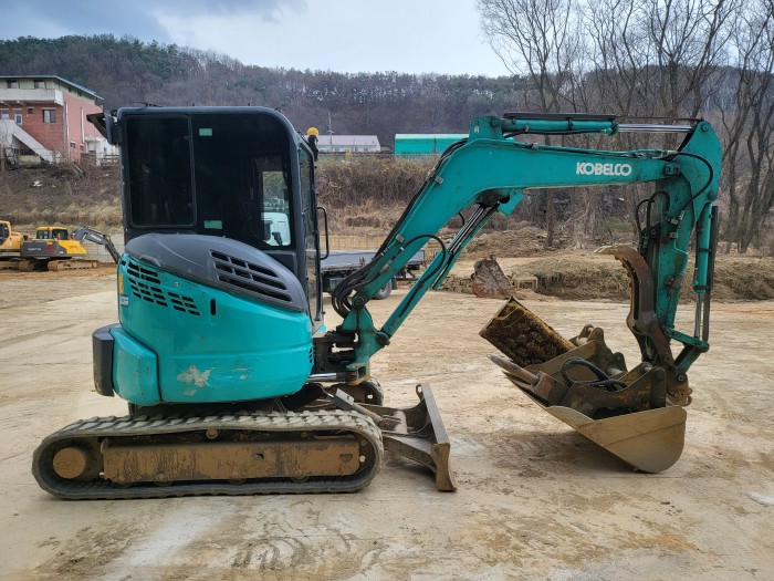 코벨코 SK35 캐빈 2018년식 코끼리집게 풀세트