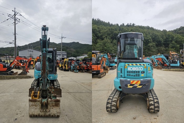 코벨코 SK35캐빈 17년 풀셋/저가동 특급!