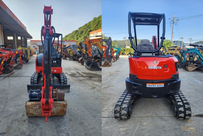 구보다 U-35-6S 2018년식 코끼리집게 특급 [포크레인마켓]